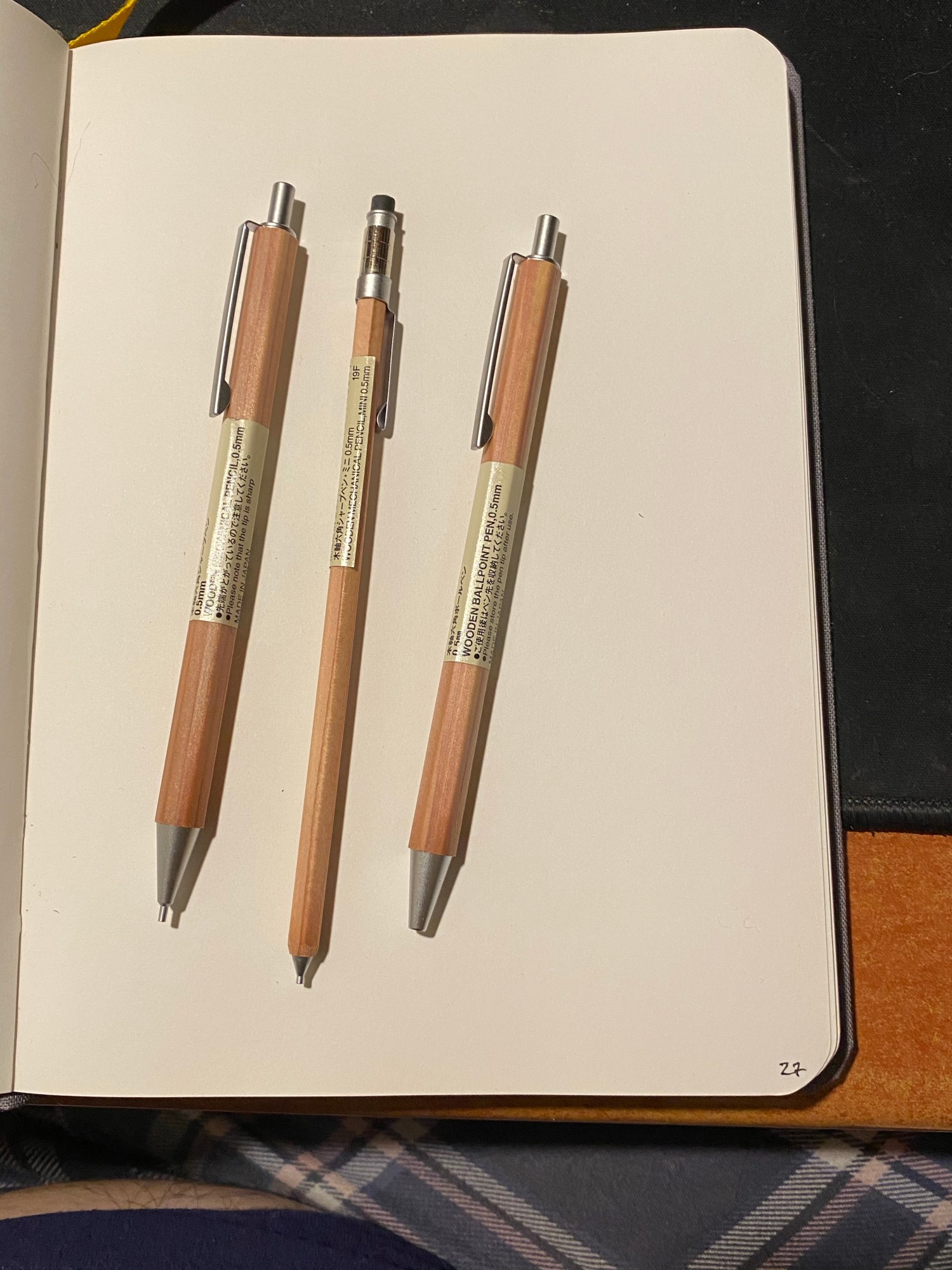 Muji Wooden Mechanical Pencils and Pen – Writing at Large