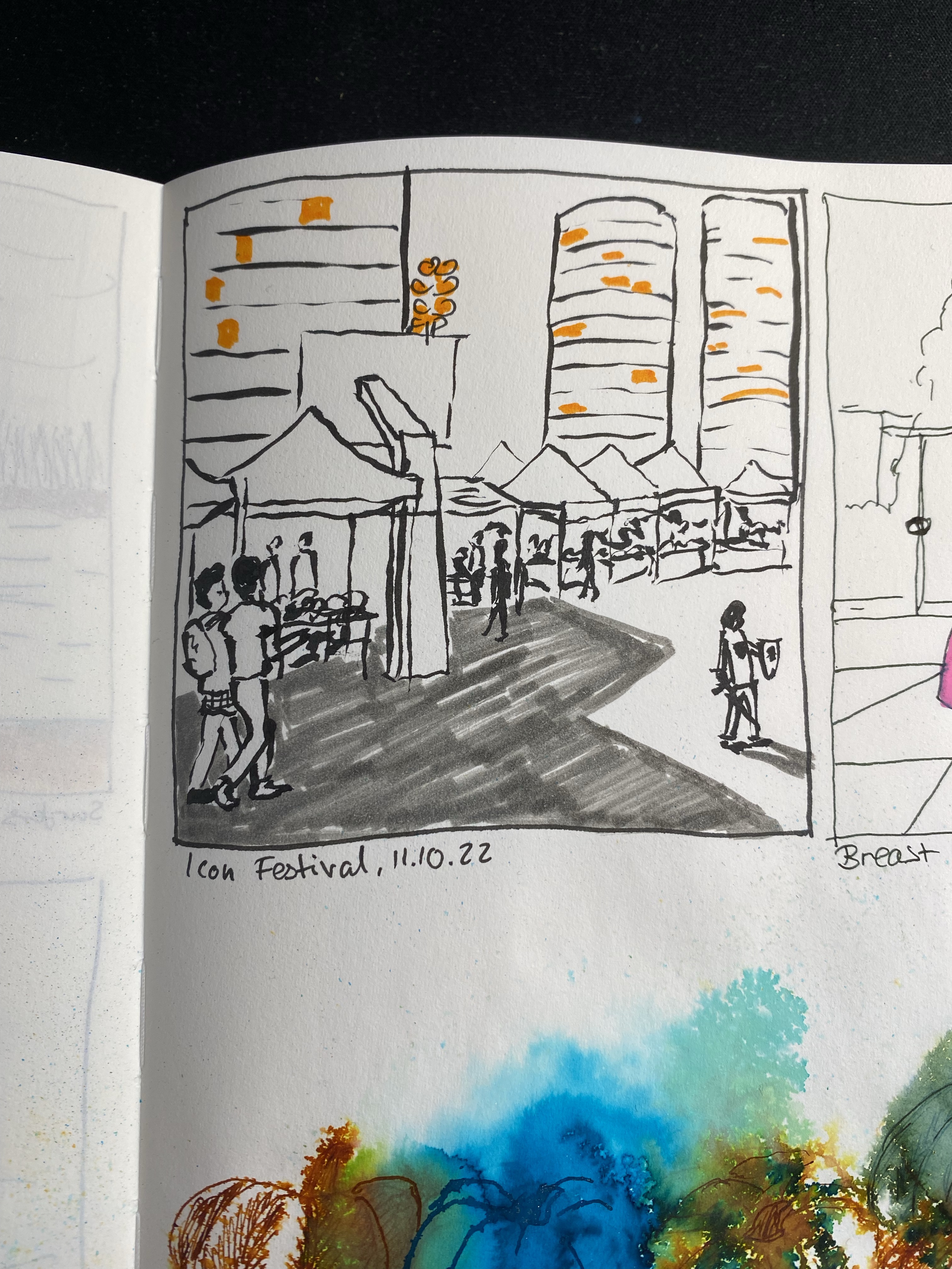 Inktober Day 11: Icon Festival – Writing at Large