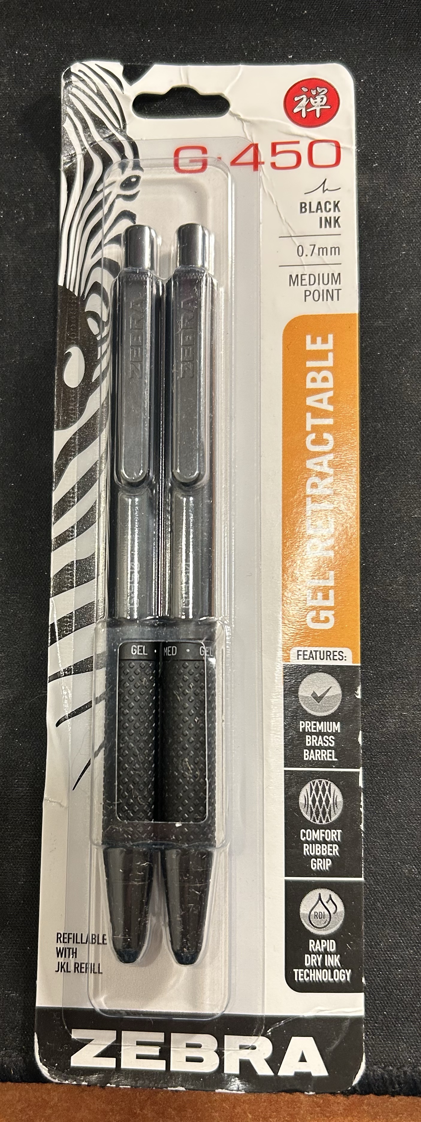 Zebra G4-450Gel Retractable Pen Review – Writing at Large