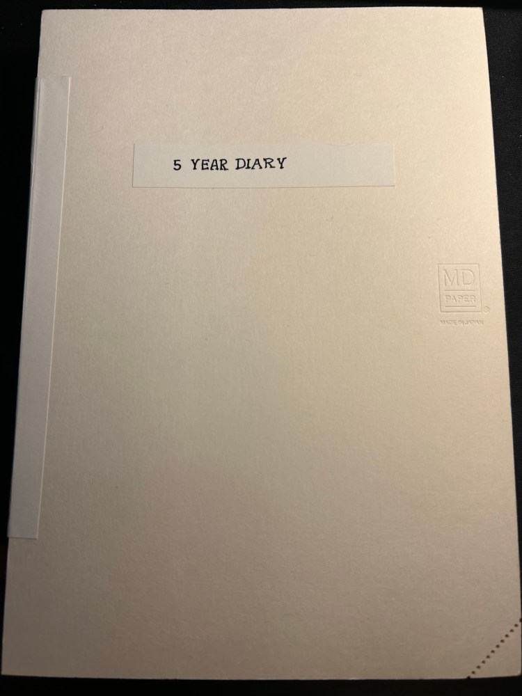 Journaling Series: 5 Year Diary – Writing at Large