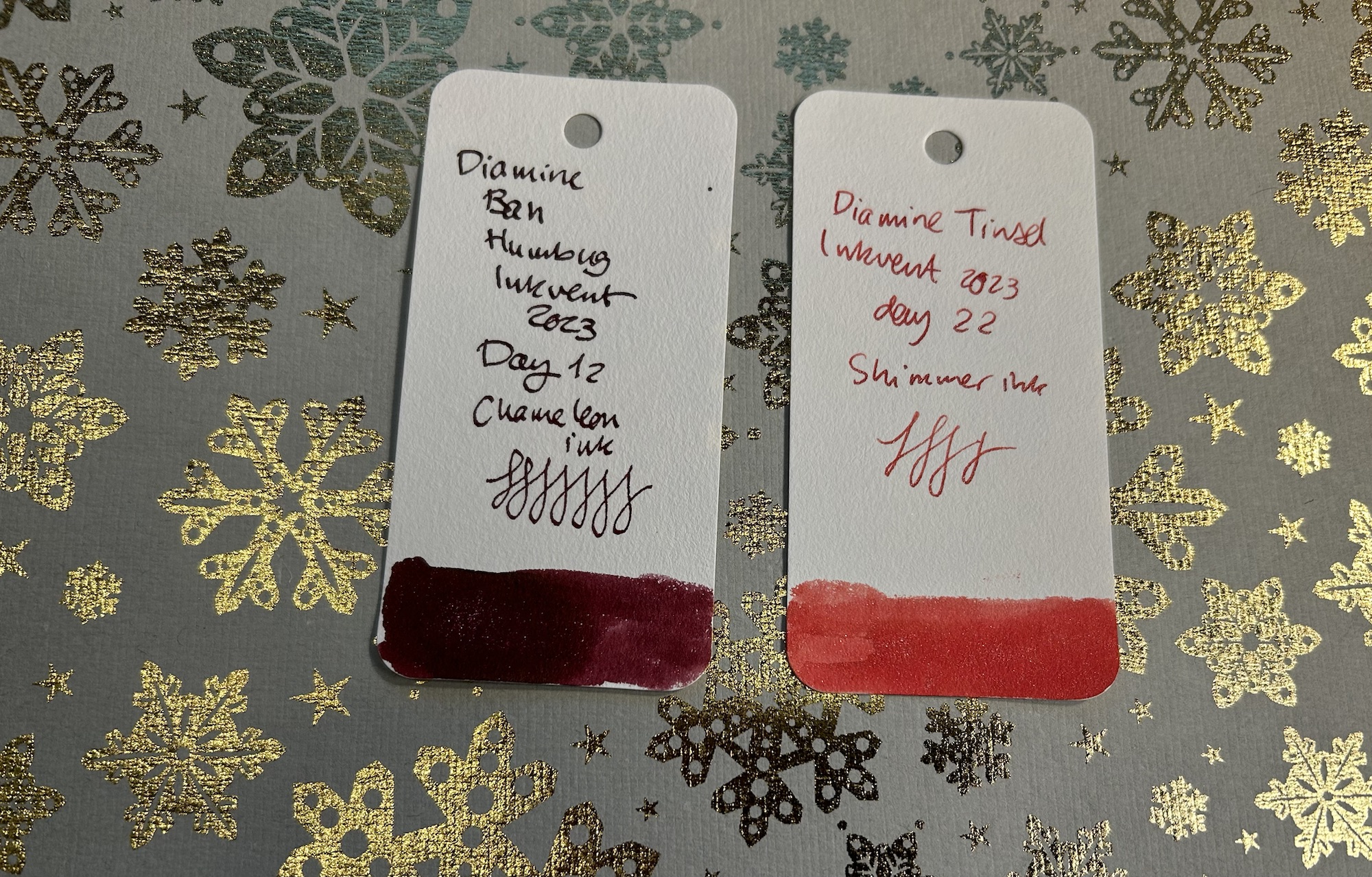 Diamine Inkvent 2023 Summary – Writing at Large