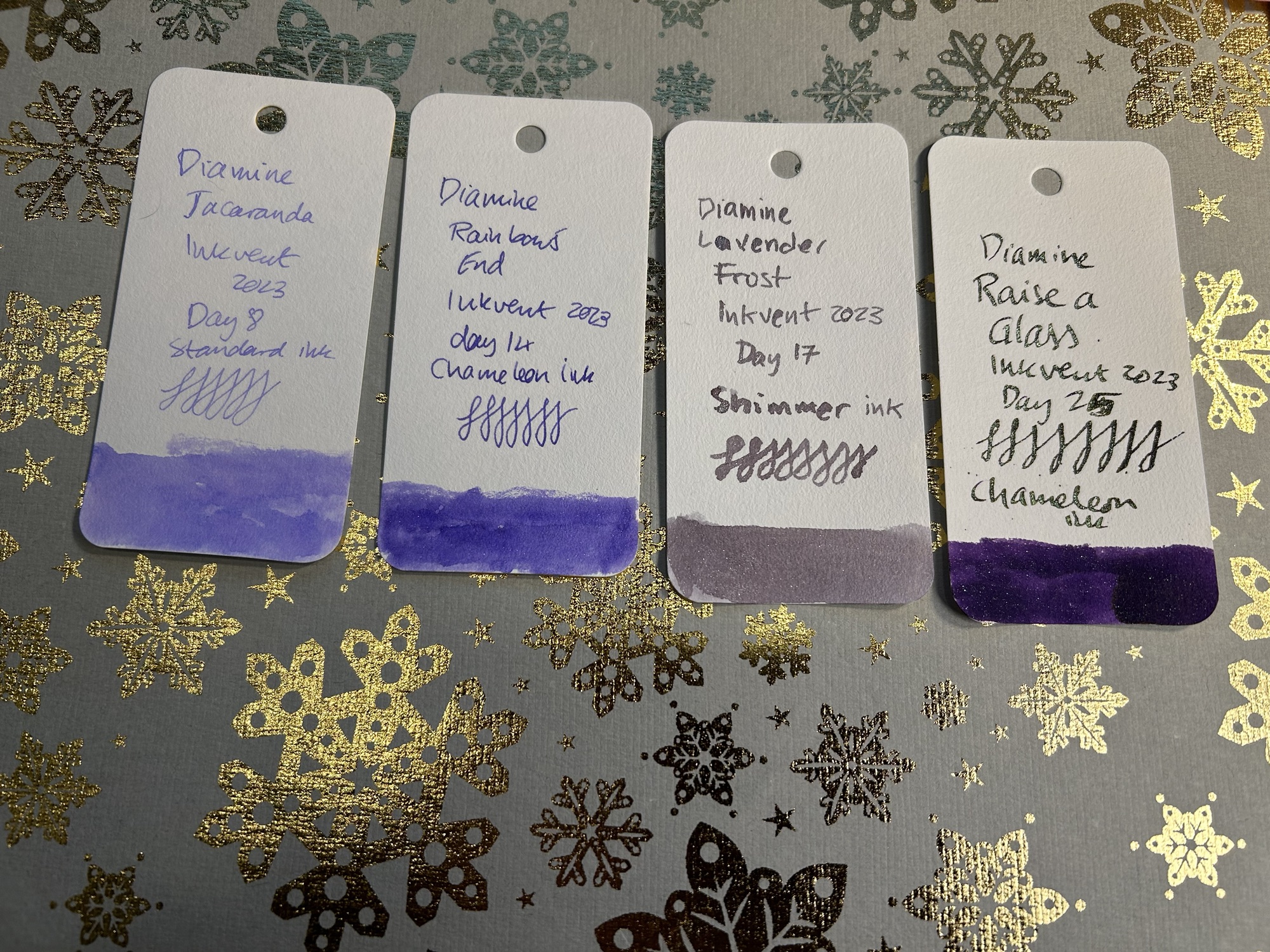 Diamine Inkvent 2023 Summary – Writing at Large