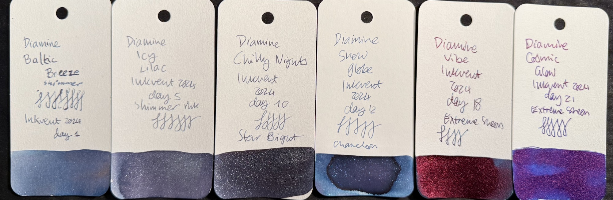 Diamine Inkvent 2024 Summary – Writing at Large