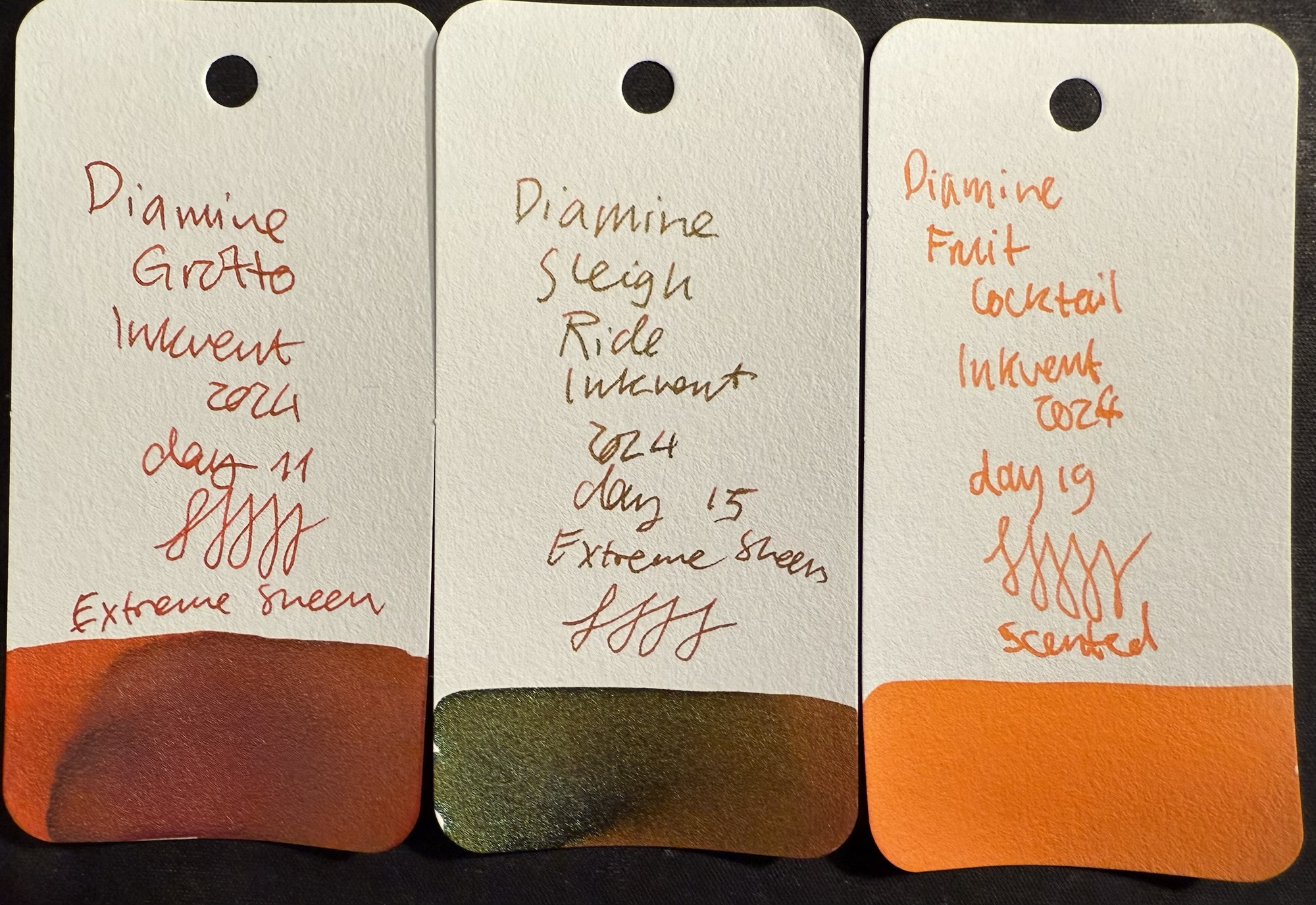 Diamine Inkvent 2024 Summary – Writing at Large